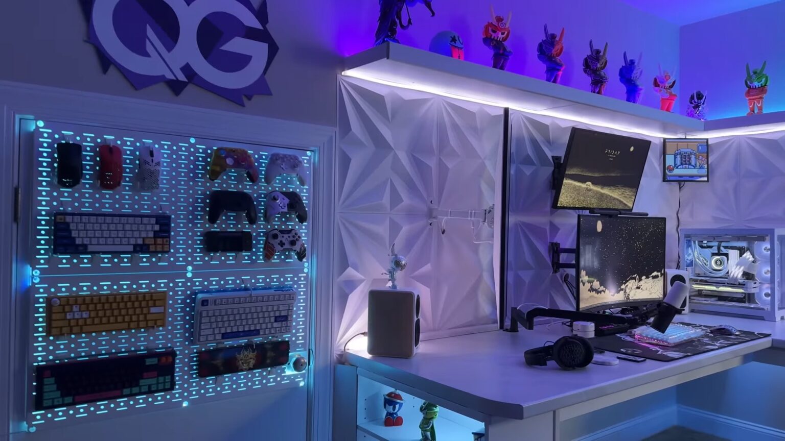 34 Unique Black And White Gaming Setup Ideas With Accessories In 2024 ...